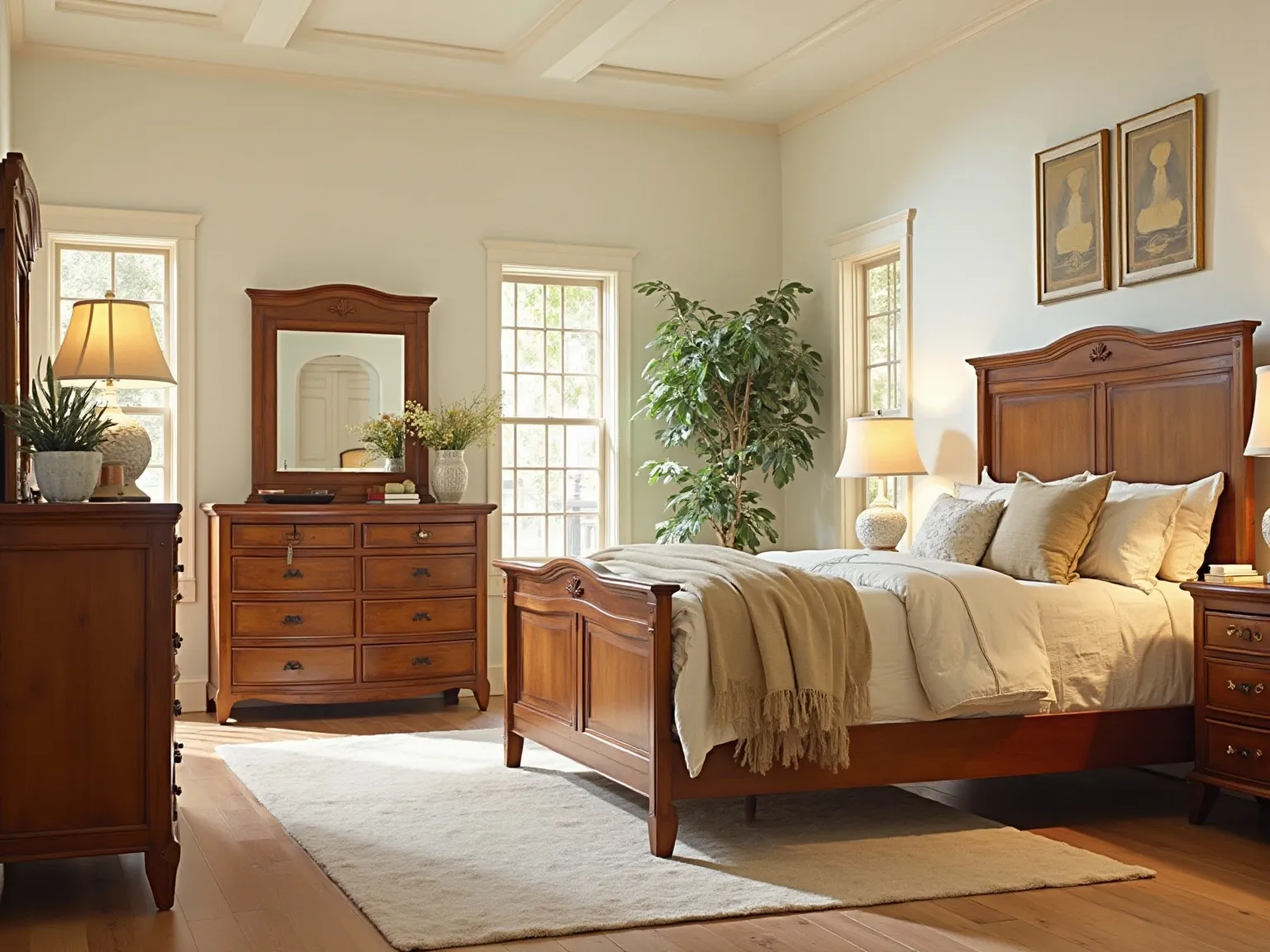 Elegant House Beautiful Bedroom Furniture for Timeless Comfort