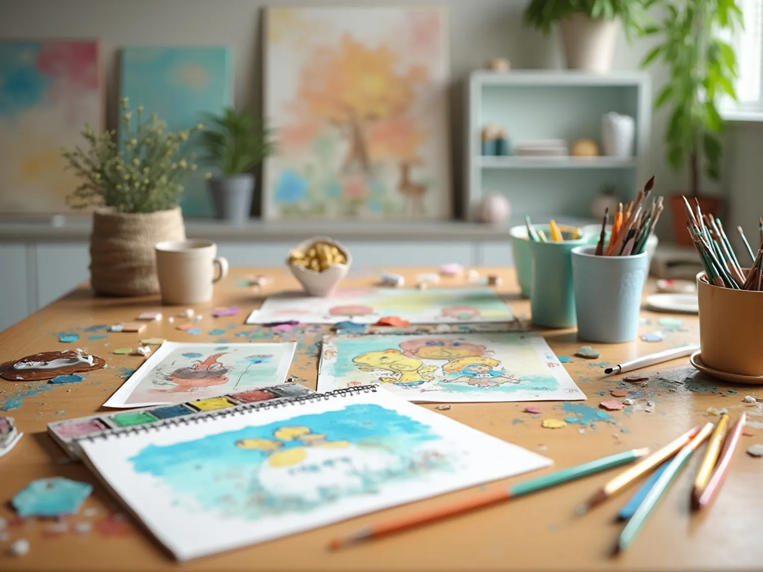 Nurturing Creativity: A Caring Guide to Nursery Watercolor Painting ...