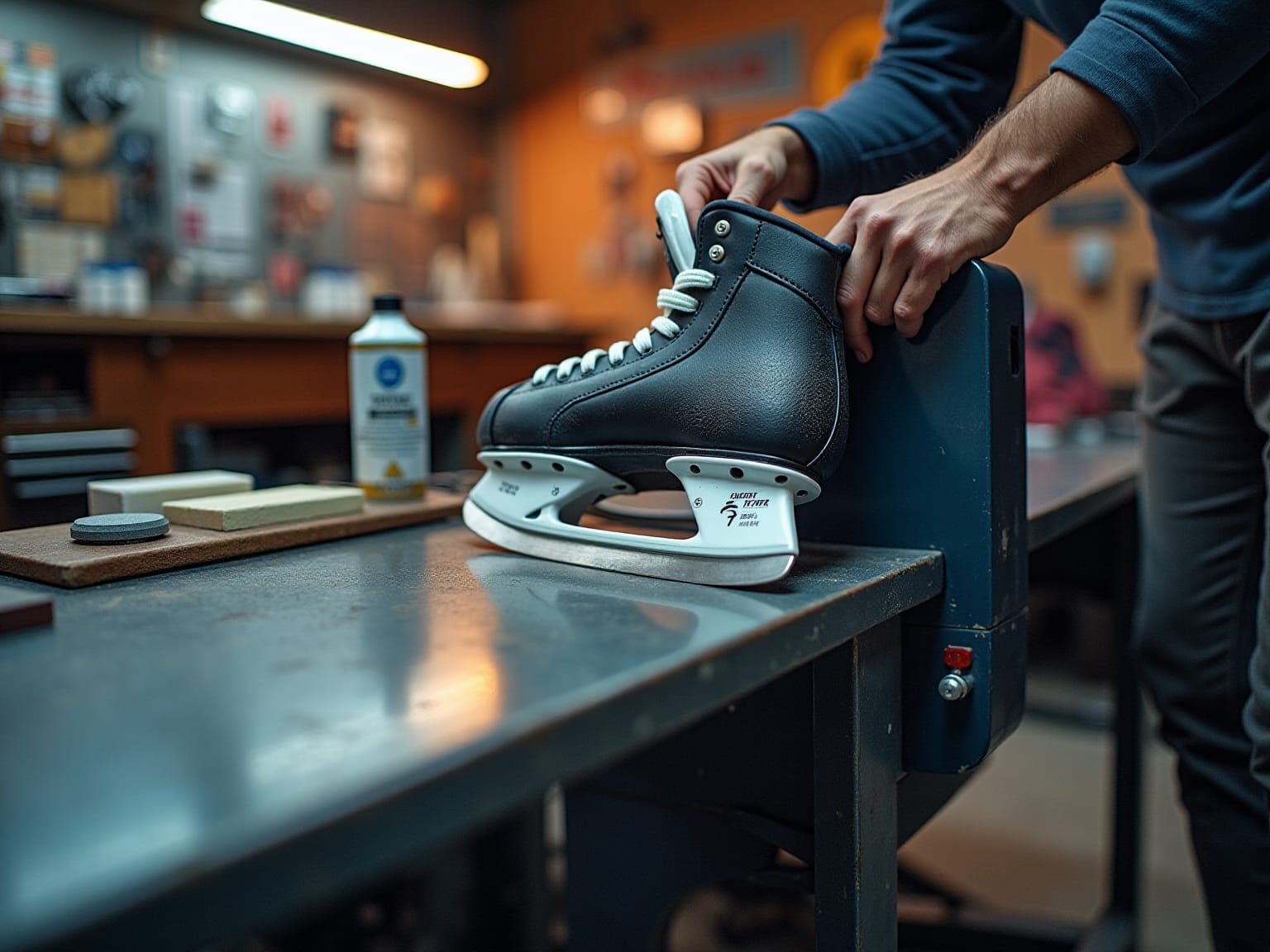 4 Steps for Sharpening Ice Hockey Skates Effectively