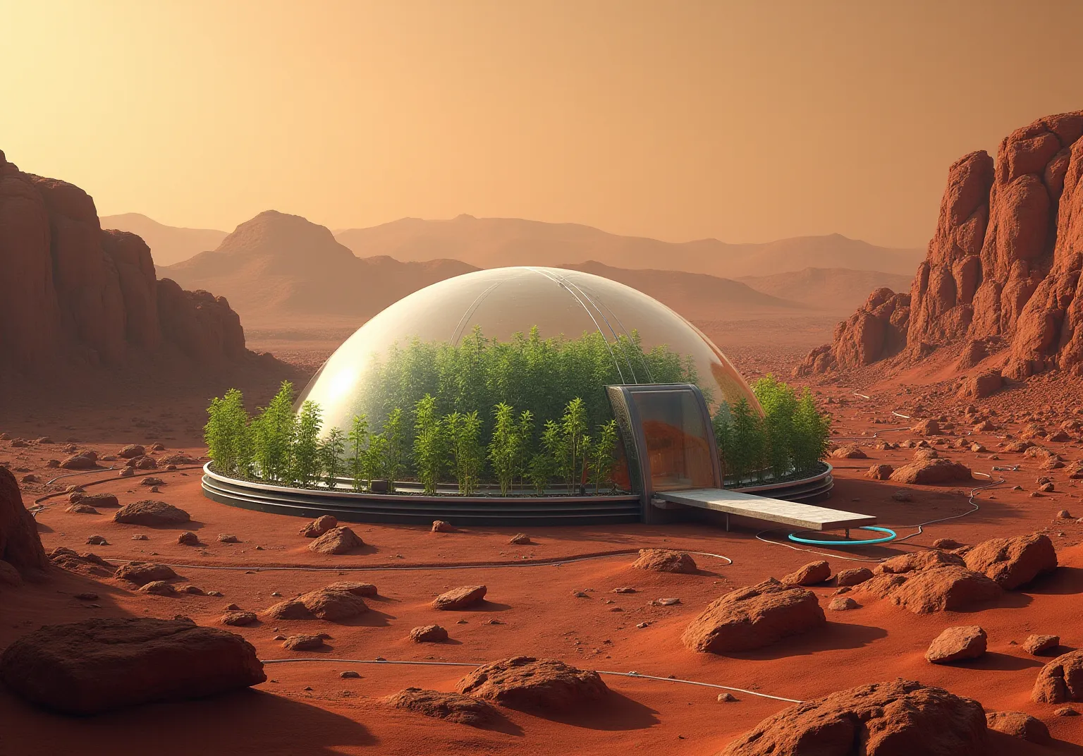 Understanding Technologies for Sustainable Living on Mars