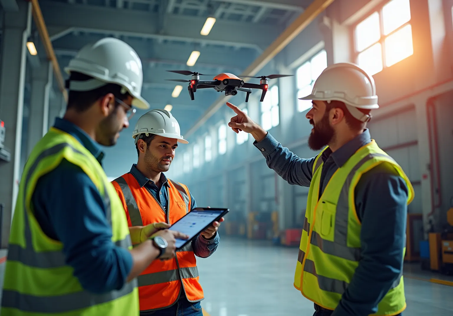 Enhancing Real-Time Operational Safety in Industrial Inspections