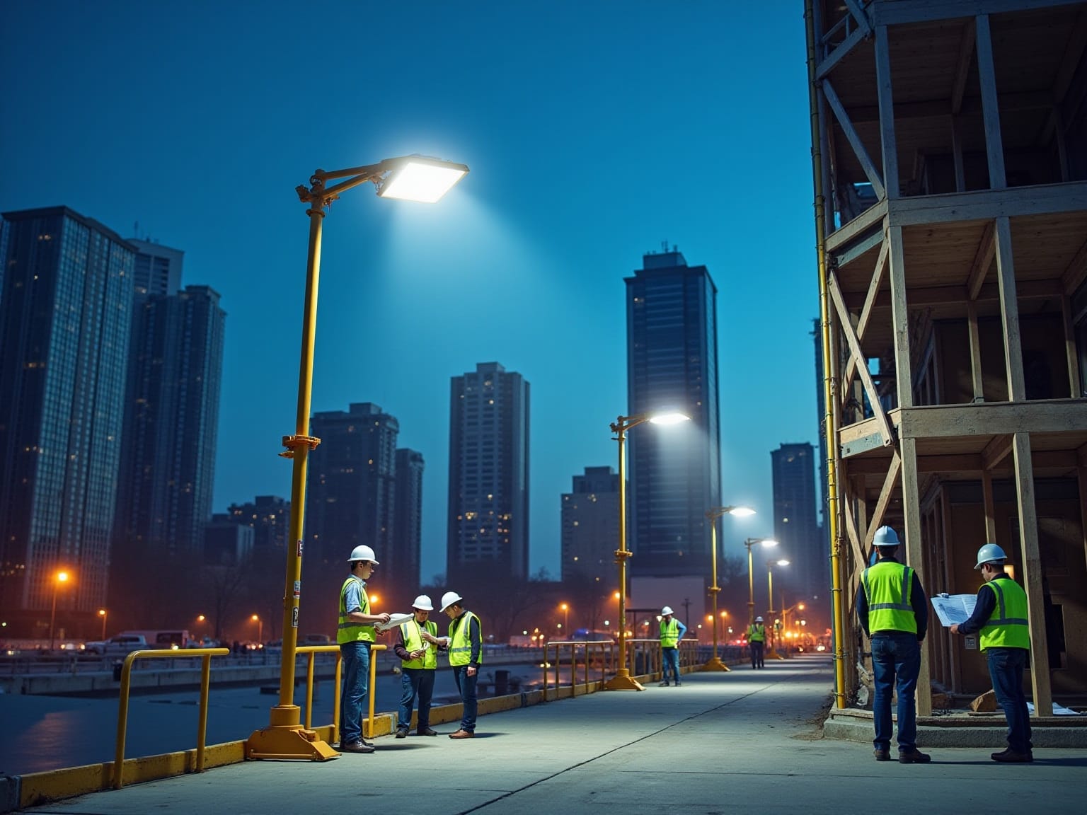 10 Benefits of Construction LED Lights for Job Sites